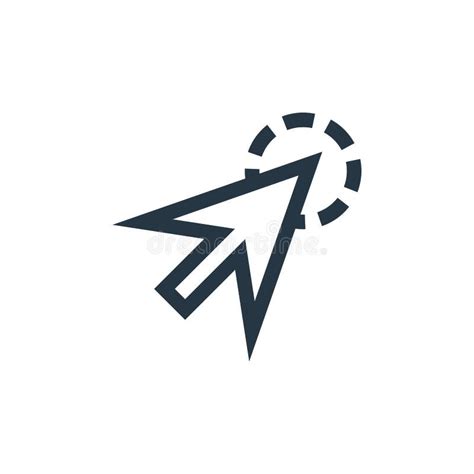 Cursor Icon Vector From Vector Editing Concept Thin Line Illustration Of Cursor Editable Stroke