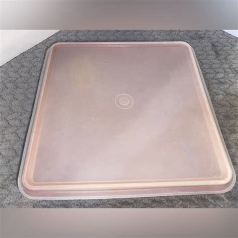 Tupperware Kitchen Vintage Tupperware Square Storage Container 542 Paprika Wsheer Lid Poshmark