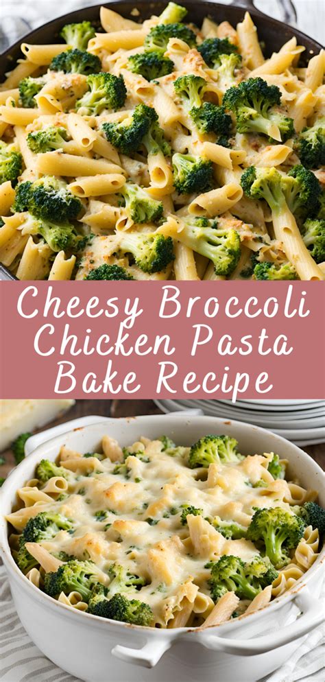 Cheesy Broccoli Chicken Pasta Bake Recipe Cheff Recipes