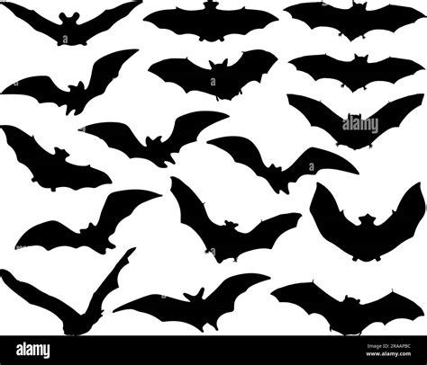 Spooky Flying Bats Silhouette Cut Out Stock Images And Pictures Alamy