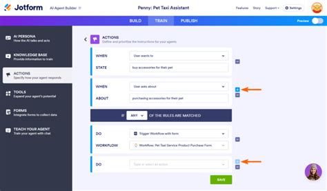 how to initiate a workflow based on a user action