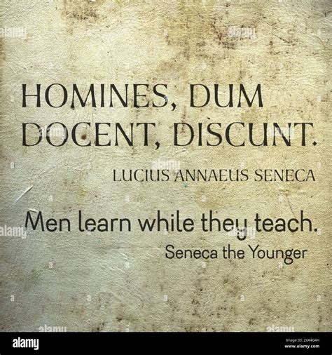 Men Learn While They Teach Original Latin Quote With English Translation Of Famous Ancient