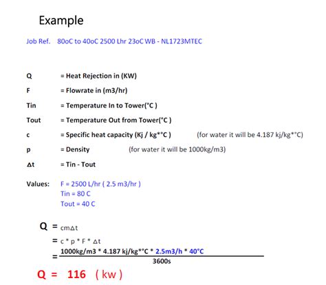 Water Heating Equation Tessshebaylo
