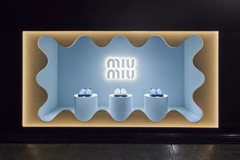 miu miu frame pop up space and window takeover isetan shinjuku tokyo