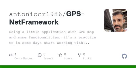 Github Antoniocr1986gps Netframework Doing A Little Application With Gps Map And Some