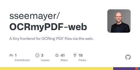 Github Sseemayer Ocrmypdf Web A Tiny Frontend For Ocring Pdf Files Via The Web