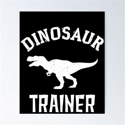 Dinosaur Trainer Poster For Sale By Cartoonice Redbubble