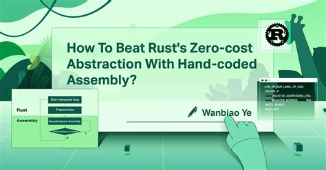 How To Beat Rusts Zero Cost Abstraction With Hand Coded Assembly