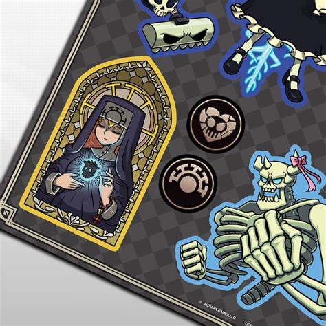 Skullgirls Marie Sticker Sheet Eighty Sixed
