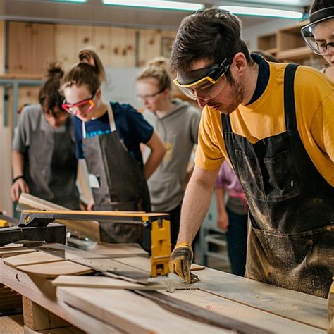 Free Carpentry Class Activity Image Workshop Woodworking Safety