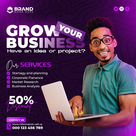 Digital Marketing Social Media Post Behance