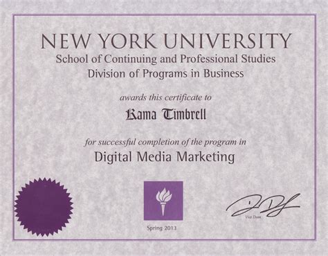 Certificate In Digital Media Marketing Kama Timbrell Communications
