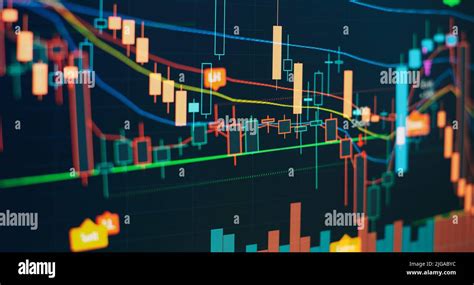 Stock Or Business Market Analysis Concepteconomy Trends Background For Business Idea And All