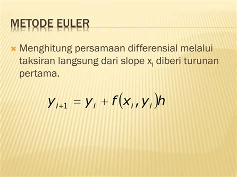 Ppt Persamaan Diferensial Powerpoint Presentation Free Download Id