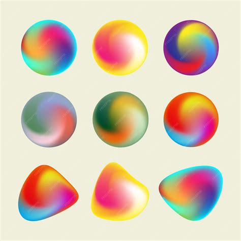 Premium Vector Gradient Circles For Cover Design Abstract Geometric Vector Background Design