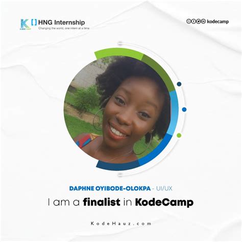 Daphne Oyibode Olokpa On Linkedin Uiuxdesign Kodecamp Uiux 13 Comments