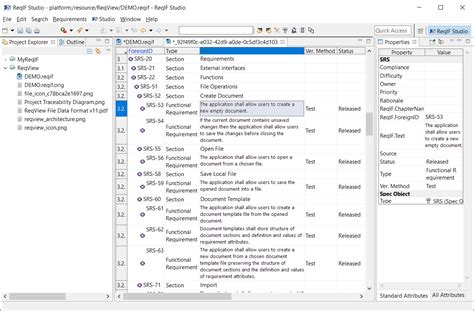 Export Requirements To Reqif Reqview