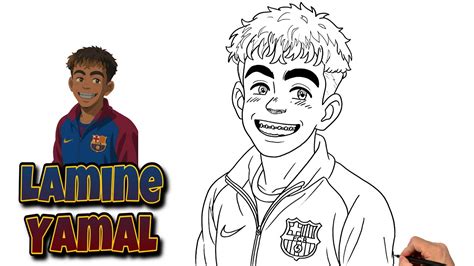 How To Draw Lamine Yamal Fc Barcelona Step By Step Lamineyamal