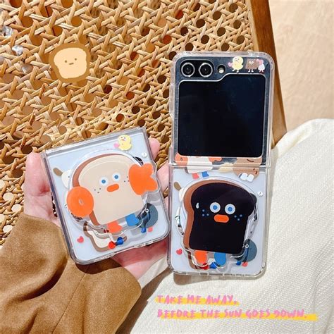 Jual Samsung Galaxy Z Flip Zflip Zflip Kotak Telepon Dengan Gaya Korea Manis Tusi Magnetik