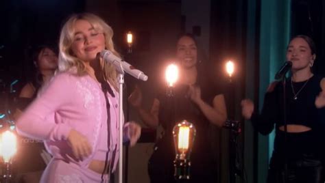 Watch Sabrina Carpenter Performs Please Please Please On Bbc Radio 1