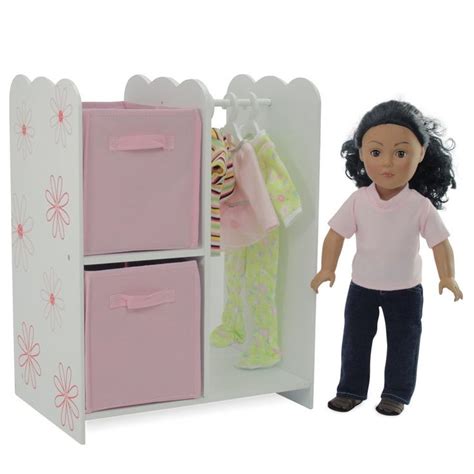 Emily Rose 18 Inch Doll Furniture 18 Doll Clothes Storage Closet