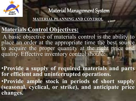 Material Management System Ppsx