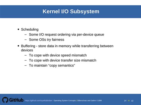 Operating System Ch12 Io Systems Pdf