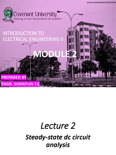 Module 2 Lecture 2 Pdf Electrical Network Electrical Resistance And Conductance