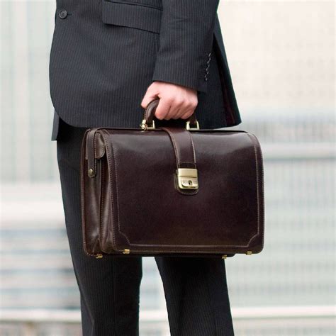 The Basilio Leather Briefcase Leather Briefcase Men Leather