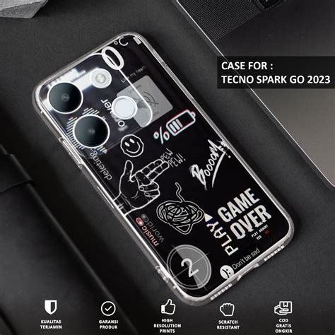 Jual Case Tecno Spark Go 2023 Casing Tecno Spark Go 2023 Motif Nasa Ticket Softcase