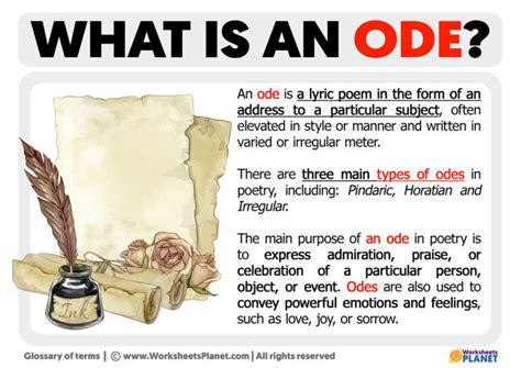 What Is An Ode Definition Of Ode