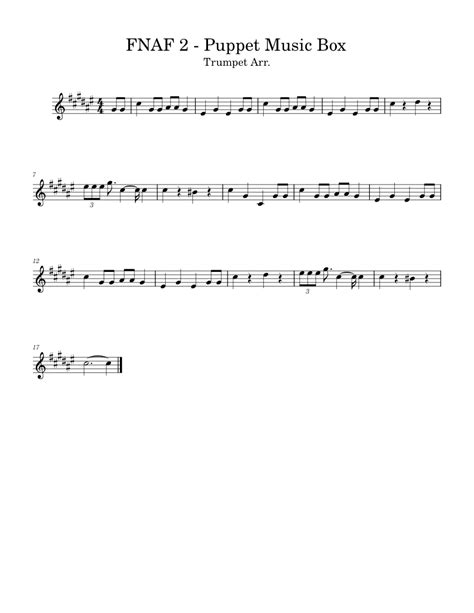 Marionette Theme Music Box Fnaf 2 Full Tab Misc Computer Games Fnaf 2