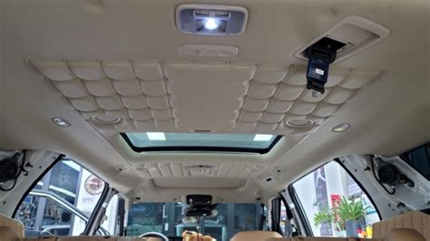 부천 천장 엠보싱작업 Ka4 카니발 베이지 천장 엠보싱 작업과 언더코팅휀다방음 시공 후기 네이버 블로그