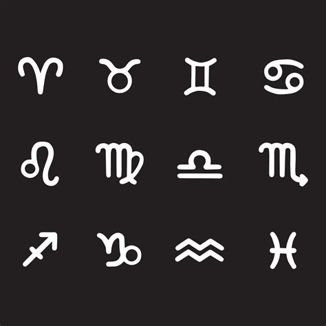 Zodiac Signs Vector Art Icons And Graphics For Free Download