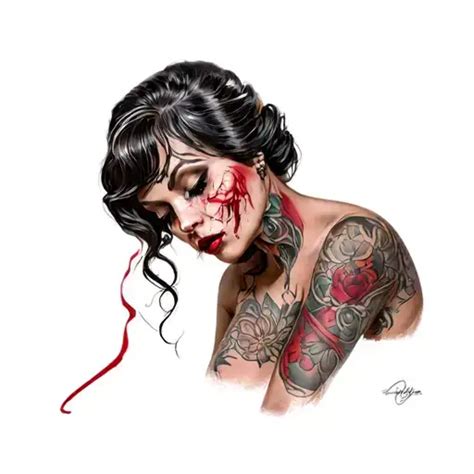 Realism Femdom Sissy Humiliation Tattoo Blackink Ai