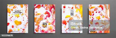 범용 카드의 세트입니다 유체 예술입니다 핸드 카드 추상 Grunge 텍스처를 그립니다 인쇄 된 자료 초대장 인사말 카드 커버 플 래 카드 포스터 엽서 브로셔 및 전단지에