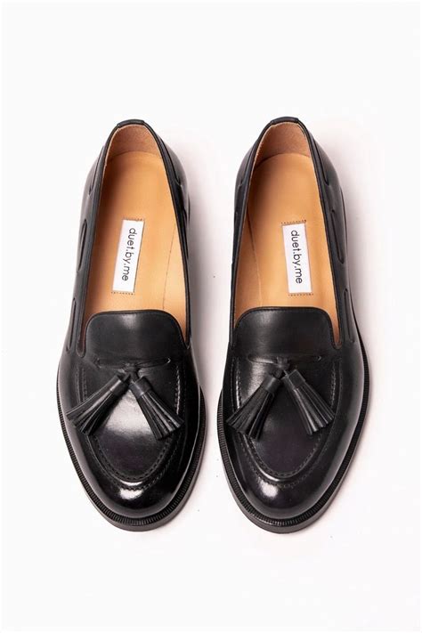 лоферы с кисточками черного цвета Лоферы Обувь Женская Duetbyme Style Fashion Outfits