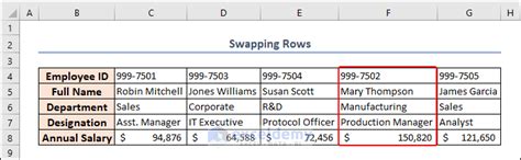 How To Swap Columns And Rows In Excel Methods