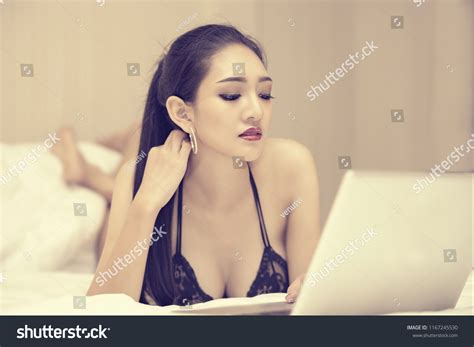 Sexy Woman Sensual Laptop Beautiful Sexy Stock Photo 1167245530 Shutterstock