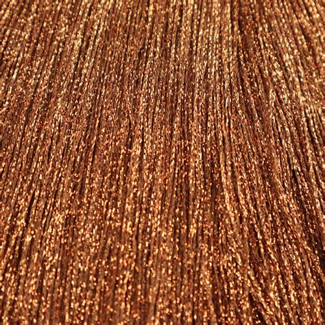 Stretch Fringe 30cm Copper Metallic Showtime Fabrics