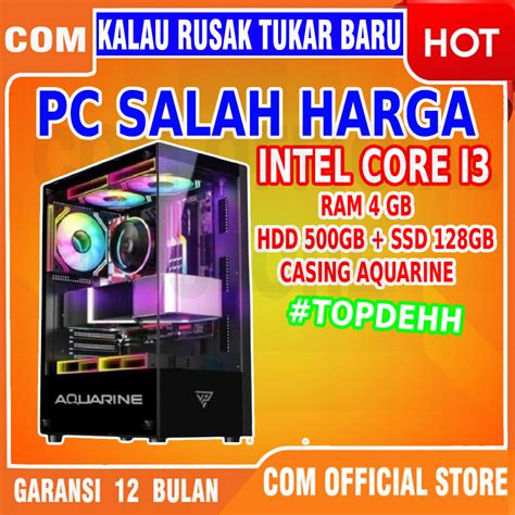 Jual Komputer Lengkap Cpu Computer Core I3 Ram 4gb Rakitan Kantor Murah