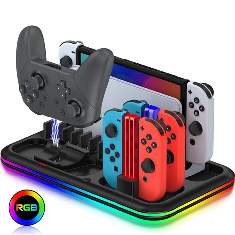 Joycons Charging Dock For Nintendo Switch And Oled Modelbeboncool Switch