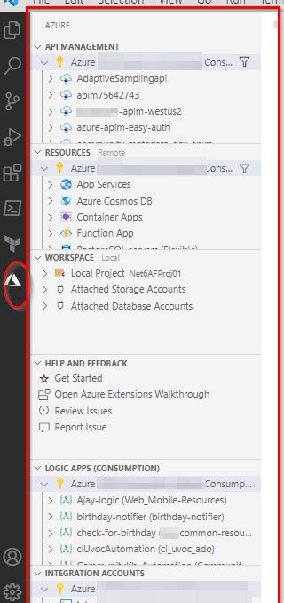 Vs Code Azure Extension Infinite Loading Loop Stack Overflow