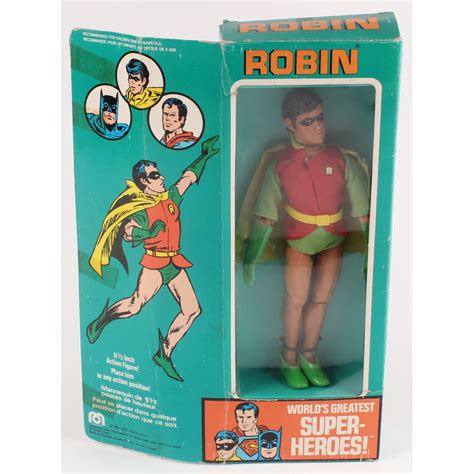 1977 Mego Robin 9 1 2 Canadian Variant Action Figure Pristine Auction
