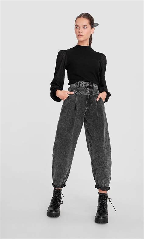 Как носить slouchy джинсы – модную новинку 2020 | Кэжуал наряды, Наряды ...