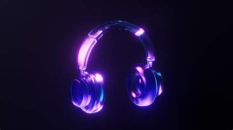 Headphones Animation Stock Video Footage For Free Download