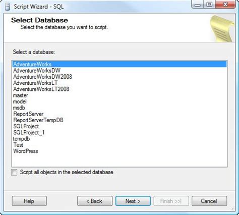 sql server 2008 copy database with data generate t sql for