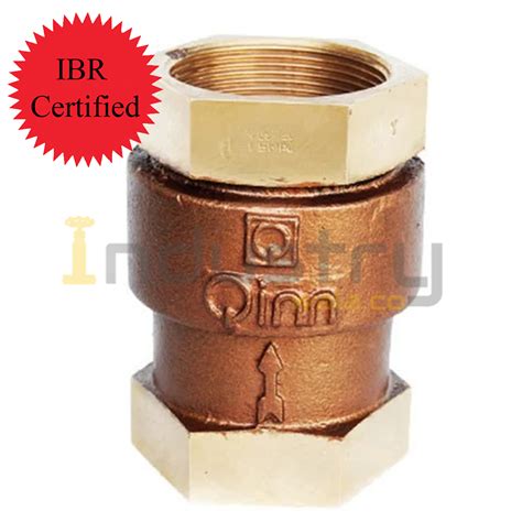 Bronze Ibr Certified Vertical Non Return Valve Industrywala