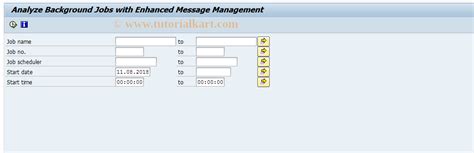 Emmajoblog Sap Tcode Job Log Via Emma