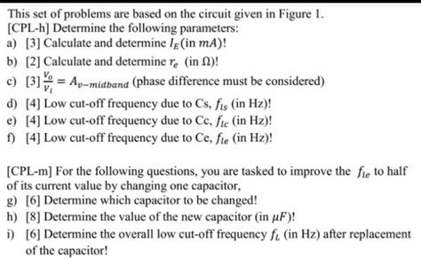Solved This Set Of Problems Are Based On The Circuit Given Chegg